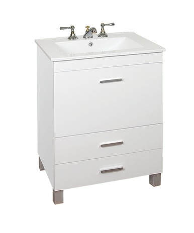 VANITORY VALI LACA BLANCA C/BACHA LOZA C - Raful Materiales